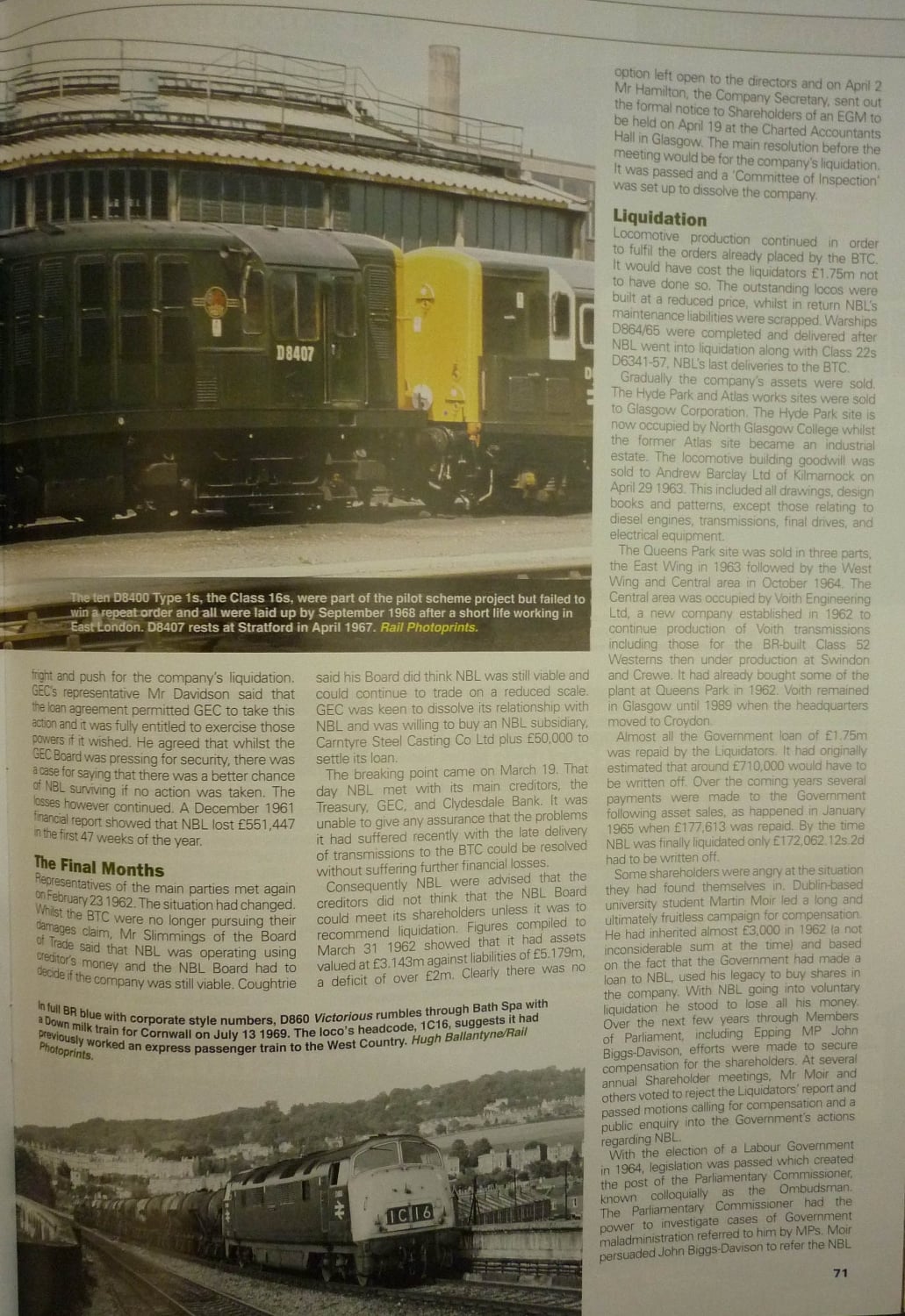 NBL Warship’s - were they really that bad? - Page 3 - Diesel Hydraulic ...