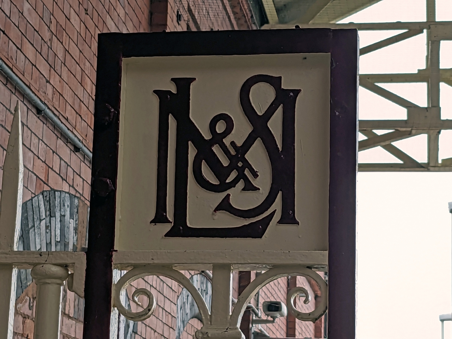 LMS Logo at ticket barrier, Llandudno Station - is it common? - UK ...