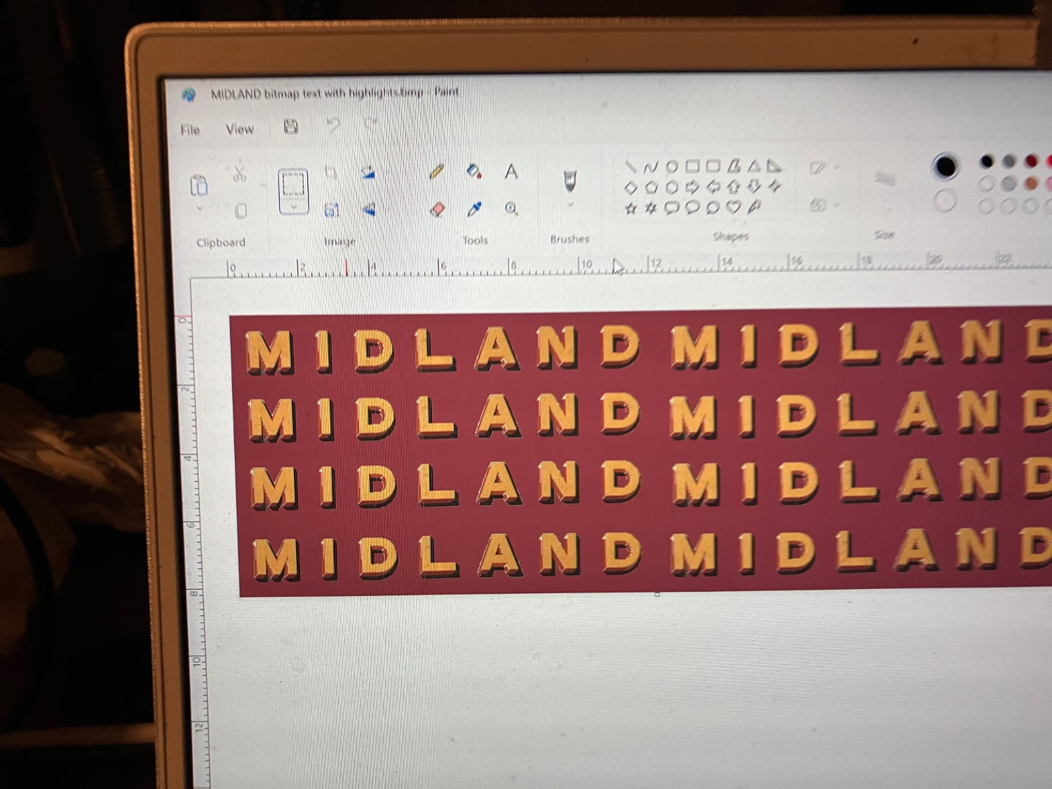 Laptop tools to reproduce classic lettering styles for printing onto ...