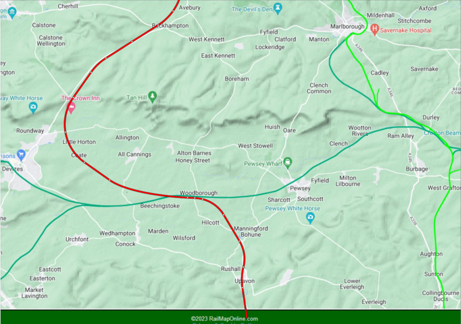 The North & South Wiltshire Railway – N&SWR - (Swindon to Salisbury ...
