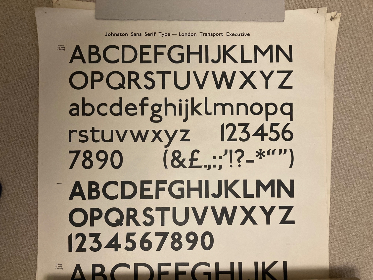 London Transport train reporting numbers/Lettering-typeface for ...