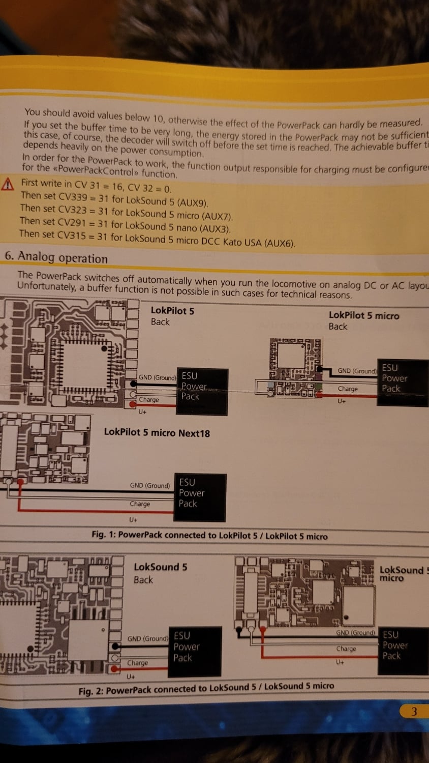 Esu loksound stay-alive CV help - DCC Help & Questions - RMweb