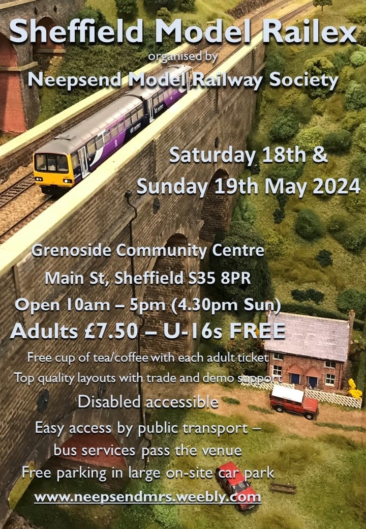 Neepsend Model Railway Society (Sheffield) - 2024 Exhibition, 18th/19th ...
