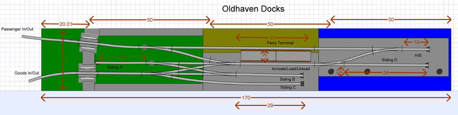 Track Plans - Oldhaven Harbour. A novice tries n gauge - RMweb