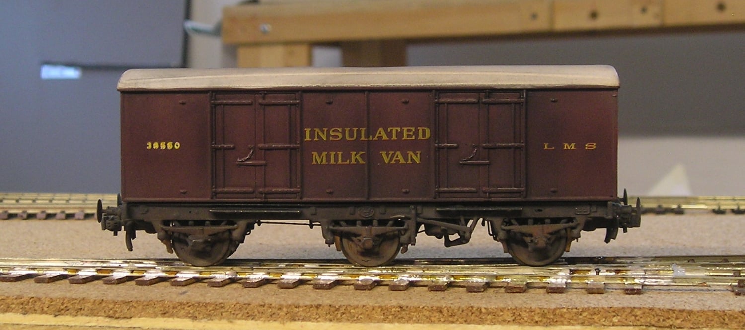 LMS 6 Wheel Insulated Milk Van - Modifying & Detailing RTR stock - RMweb