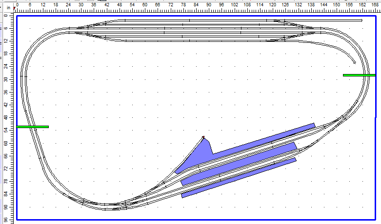 Middle sized city station plan - 13ft by 8ft - Layout & Track Design ...