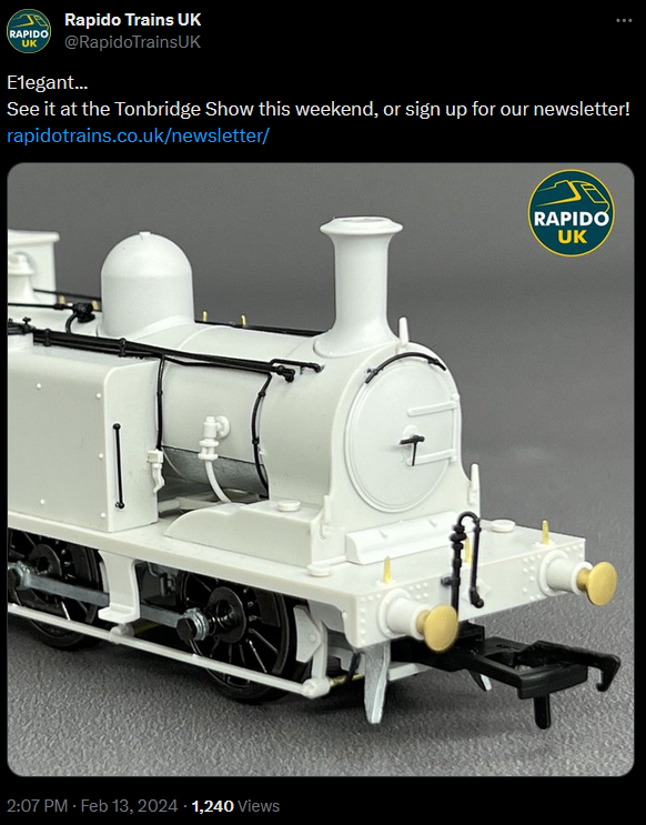Rapido LB&SCR Class E1 0-6-0T - Page 27 - Rapido Trains - RMweb