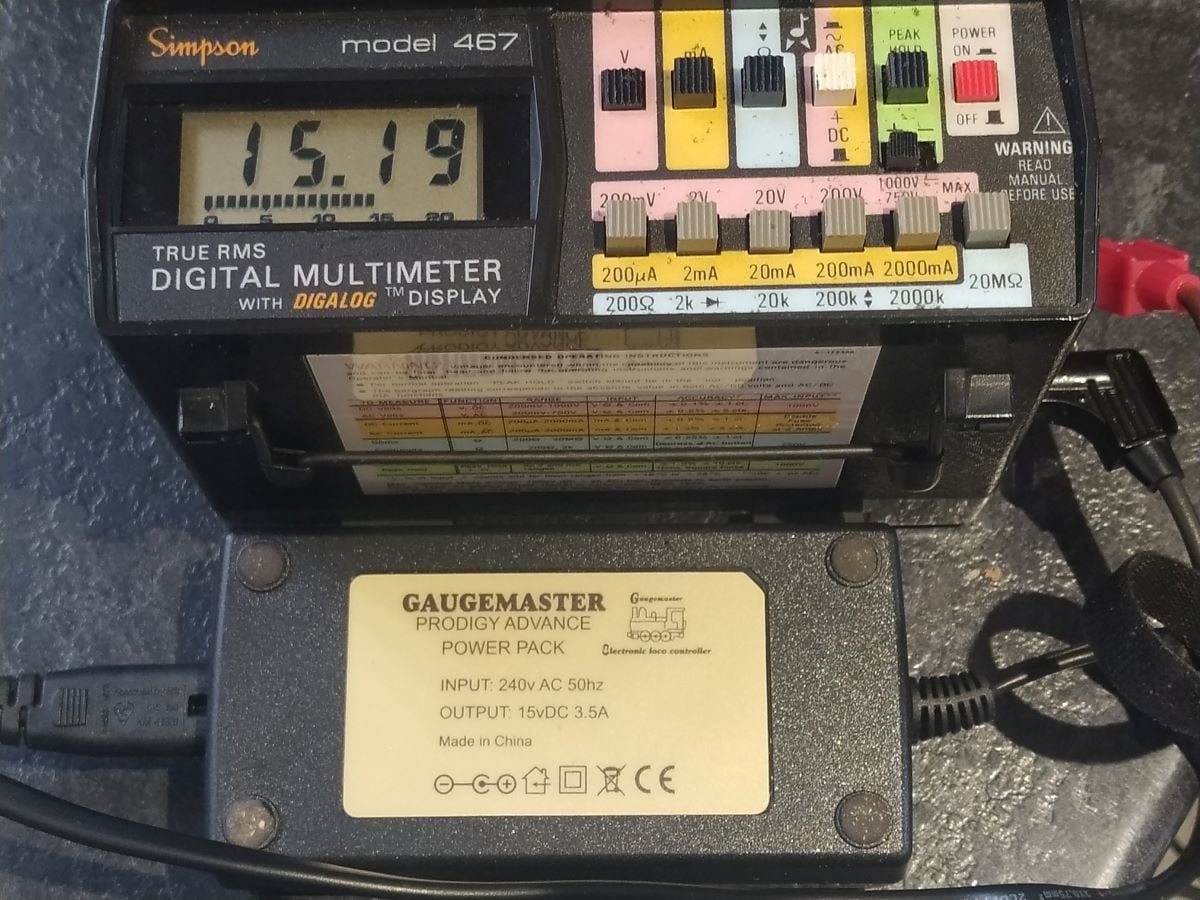 Prodigy Advance track voltage - Gaugemaster - RMweb