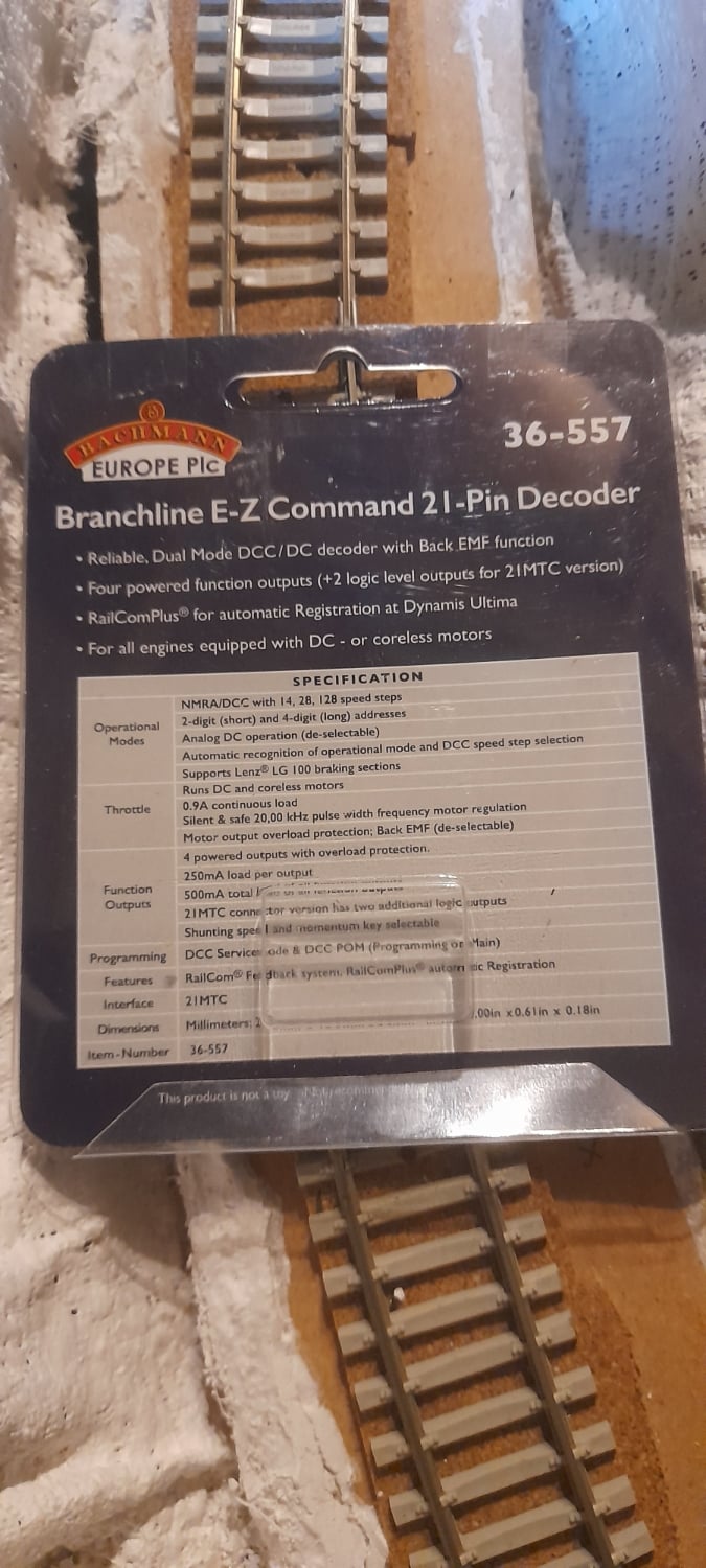 Bachmann 3F tender loco - DCC Help & Questions - RMweb