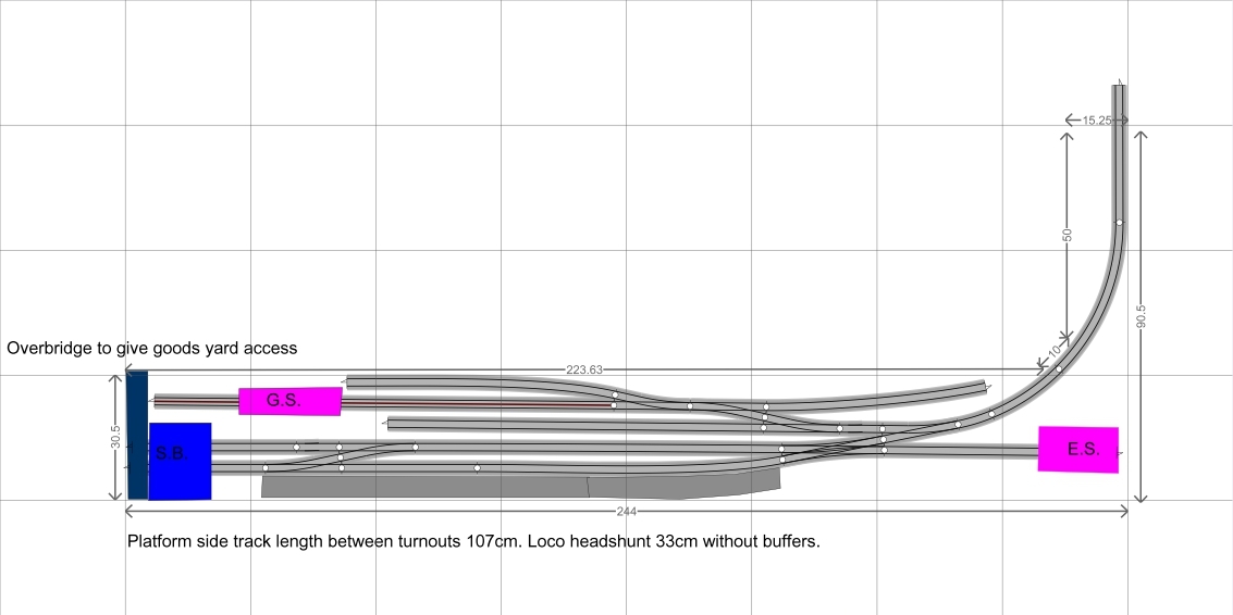 LMS Branch Line Terminus Plan for Large Layout - Layout & Track Design ...