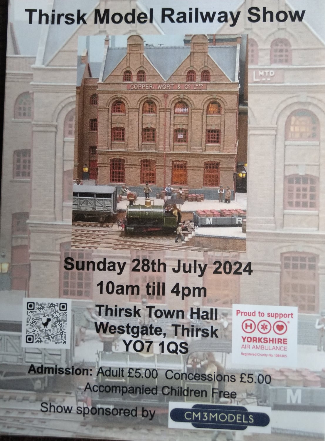 Thirsk Model Railway Exhibition 28th July 2024 - Exhibitions - RMweb