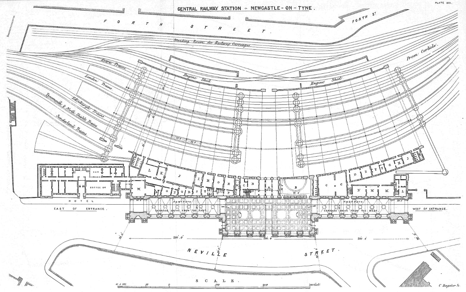 Newcastle Central station roof dimensions - UK Prototype Questions - RMweb