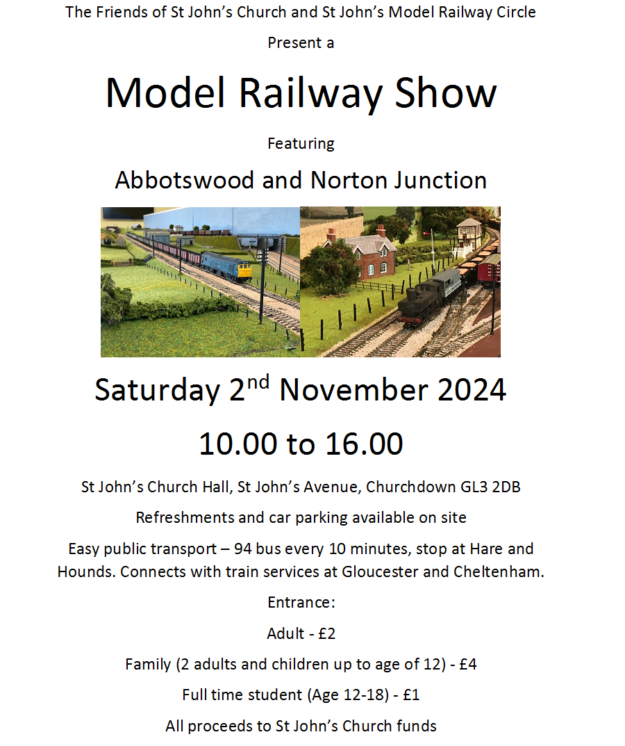 Churchdown show 2nd November 2024 - Exhibitions - RMweb