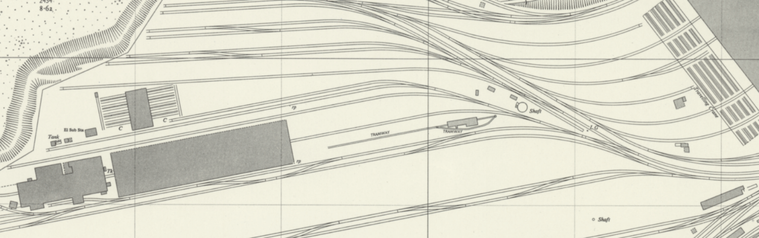 Narrow gauge track amidst Swindon Works sidings. - UK Prototype ...