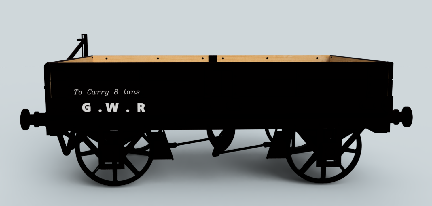 Broad Gauge Ballast Truck - 3D Printing, Laser Cutting, CAD & CNC - RMweb