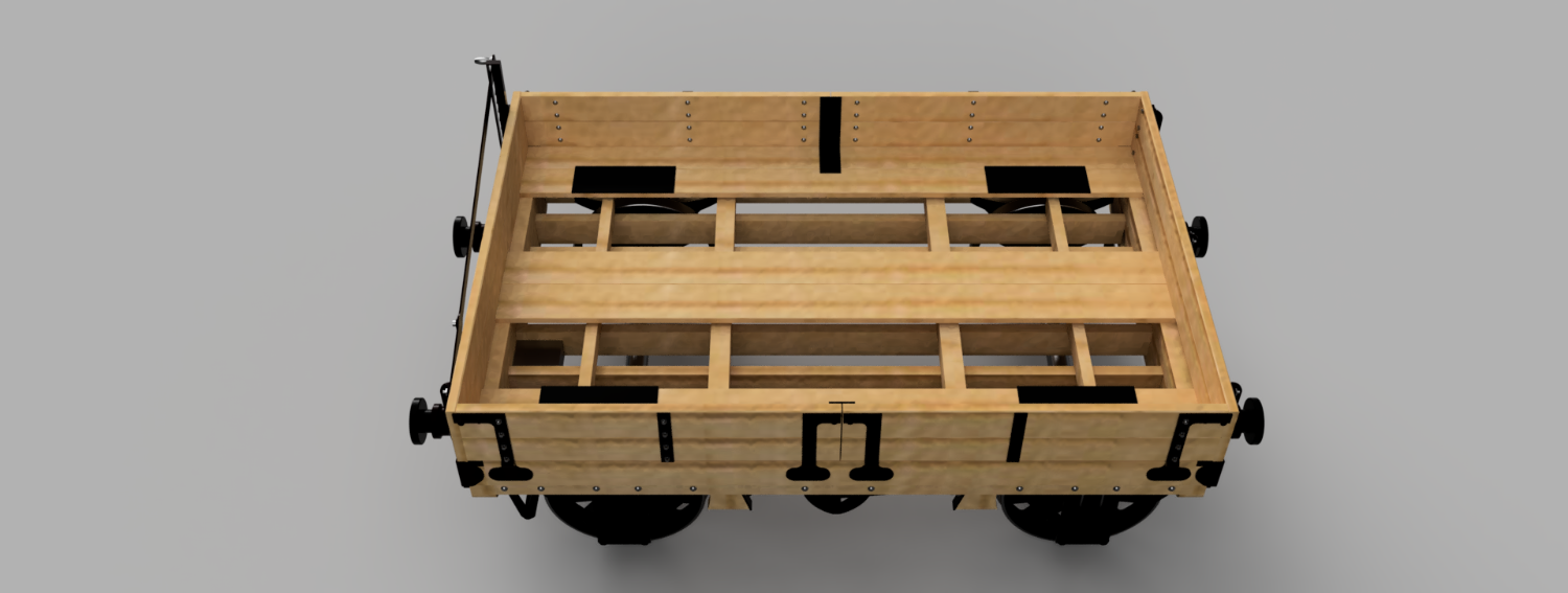 Broad Gauge Ballast Truck - 3D Printing, Laser Cutting, CAD & CNC - RMweb