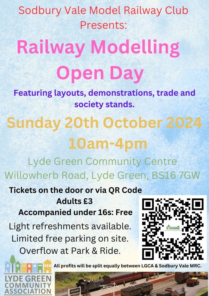Sodbury Vale Railway Modelling Open Day. 20th October 2024 ...