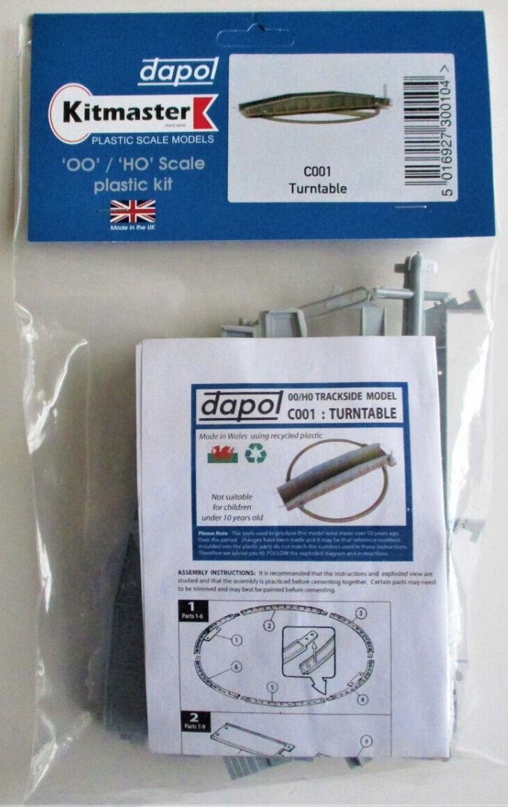 Dapol C001 v Airfix 302 turntable. Dimensions? - Modelling Questions ...