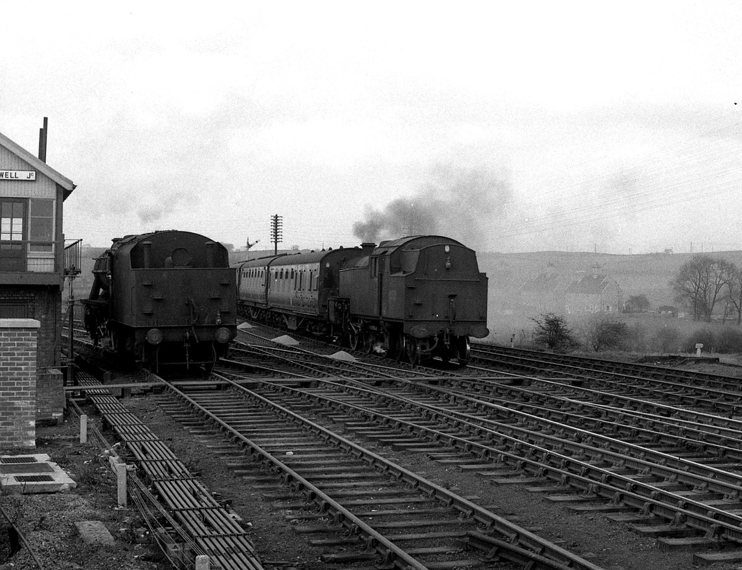 Passenger and freight workings through Elmton and Creswell and Whitwell ...