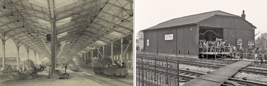 Paddington Goods Shed 1840 - MikeOxon's Broad Gauge Blog - RMweb