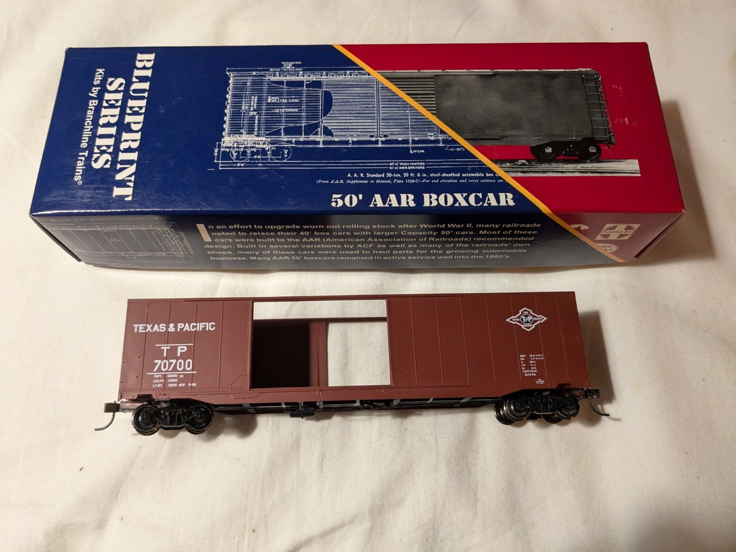 Branchline Blueprint Series 50' AAR Boxcar - USA & Can - Work in ...