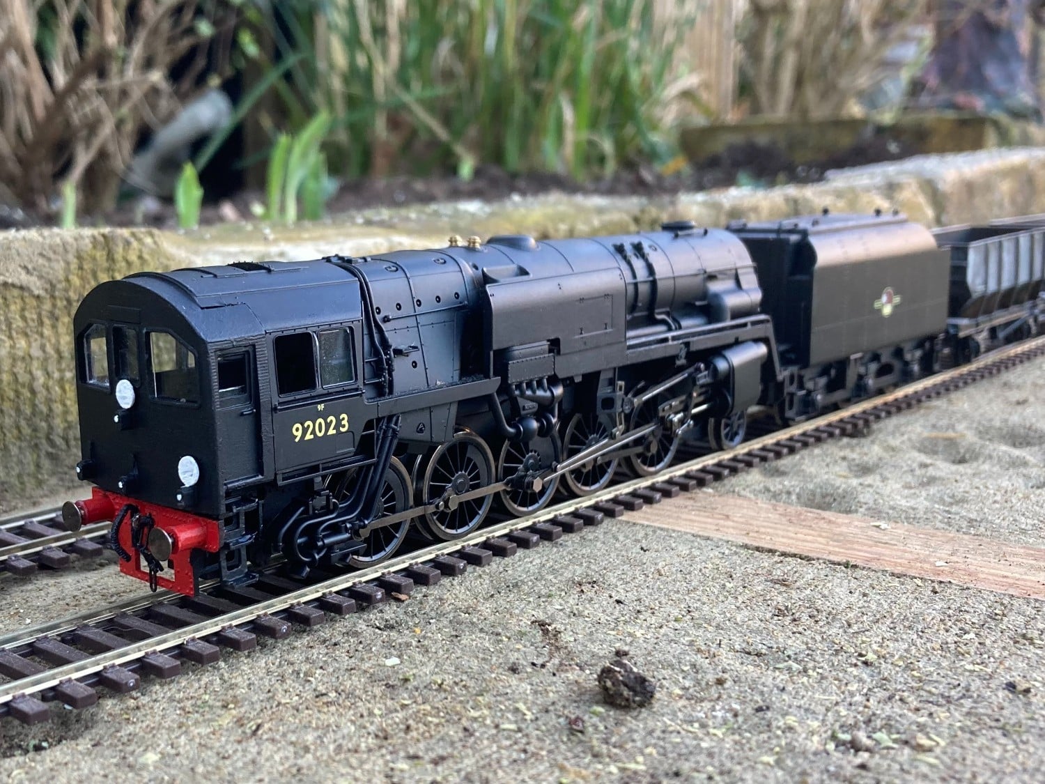 Crosti boliered oil-fired 9F, in cab-forward configuration. - RMweb/BRM ...