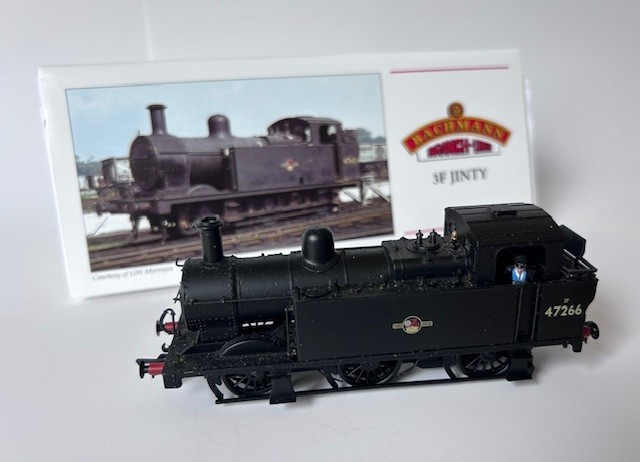 Bachmann 3F Fowler Jinty No.47266 BR Black Late Crest (32-228) First of ...