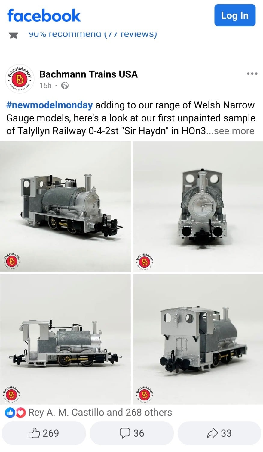 Bachmann US Narrow Gauge 2025 Announcements - TR 'Sir Haydn' & FR Coal ...