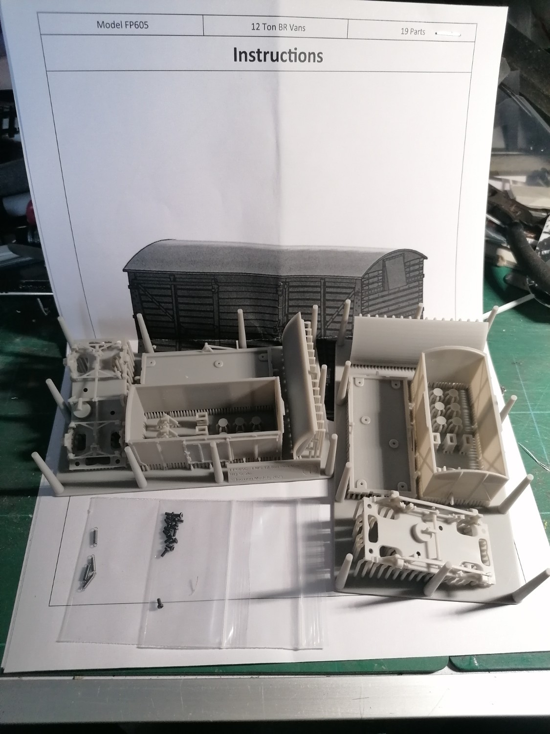 Inoxion 3D-printed 12t vans in 1/87 - 3.5mm - British HO - RMweb