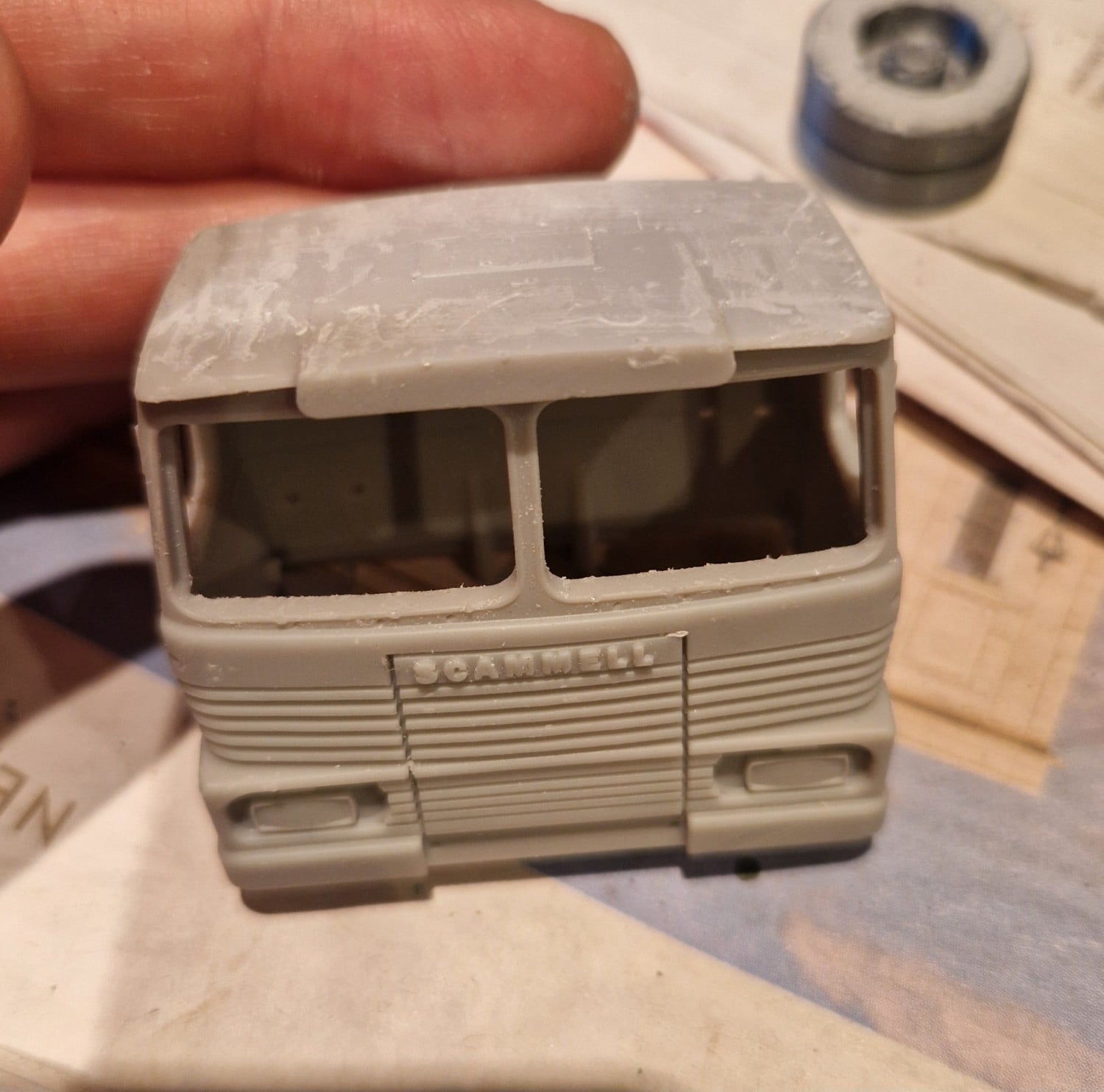 1:43 Blue Circle Cement Scammell Routeman tanker build - Road Vehicles ...