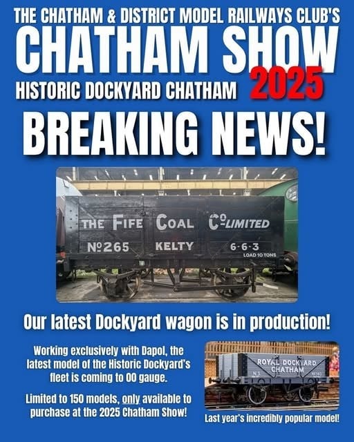 Chatham Show 2025 19/20th july - Exhibitions - RMweb