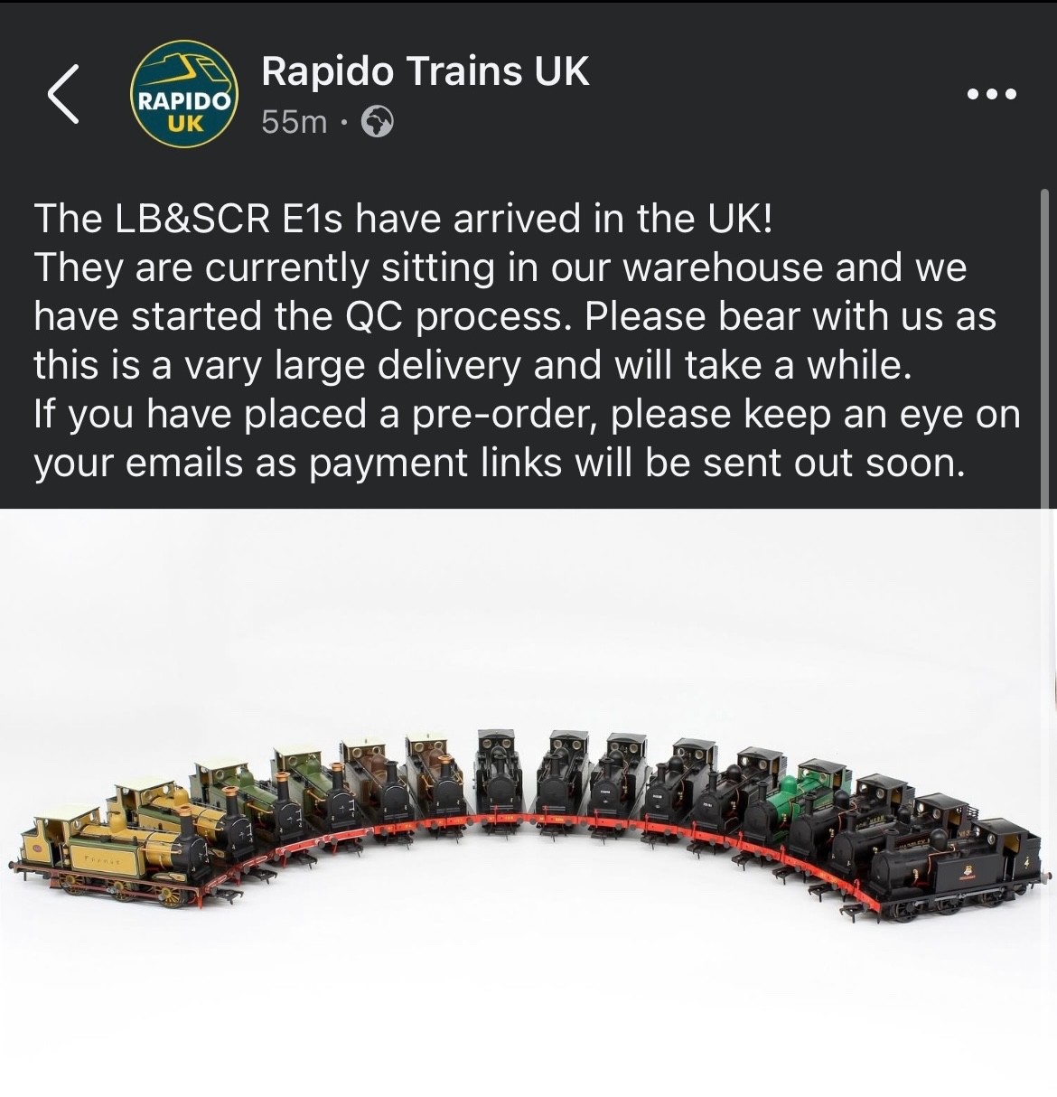 Rapido LB&SCR Class E1 0-6-0T - Page 39 - Rapido Trains - RMweb