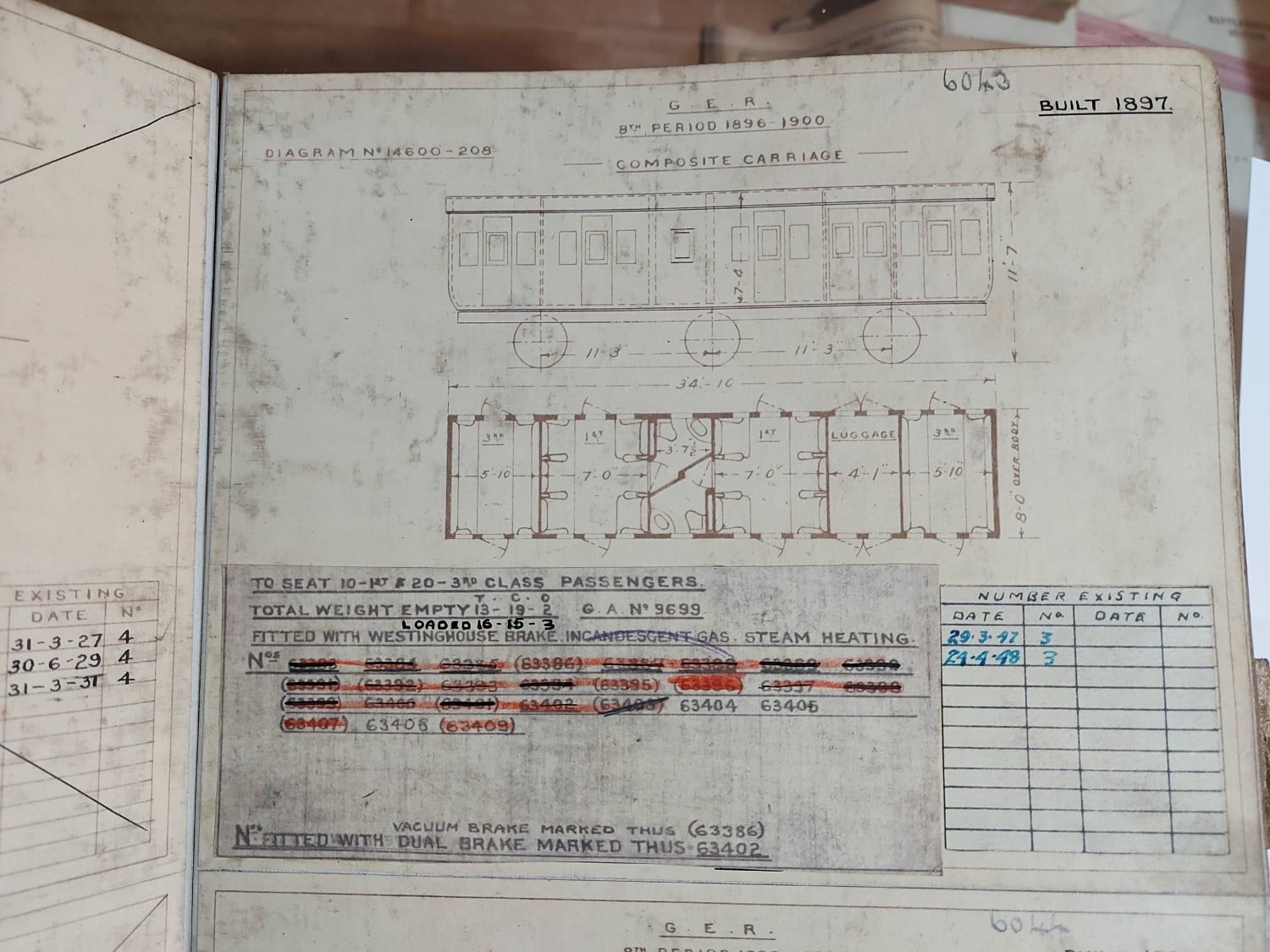 Info on Great Eastern branch train formation in the 4- and 6-wheel ...