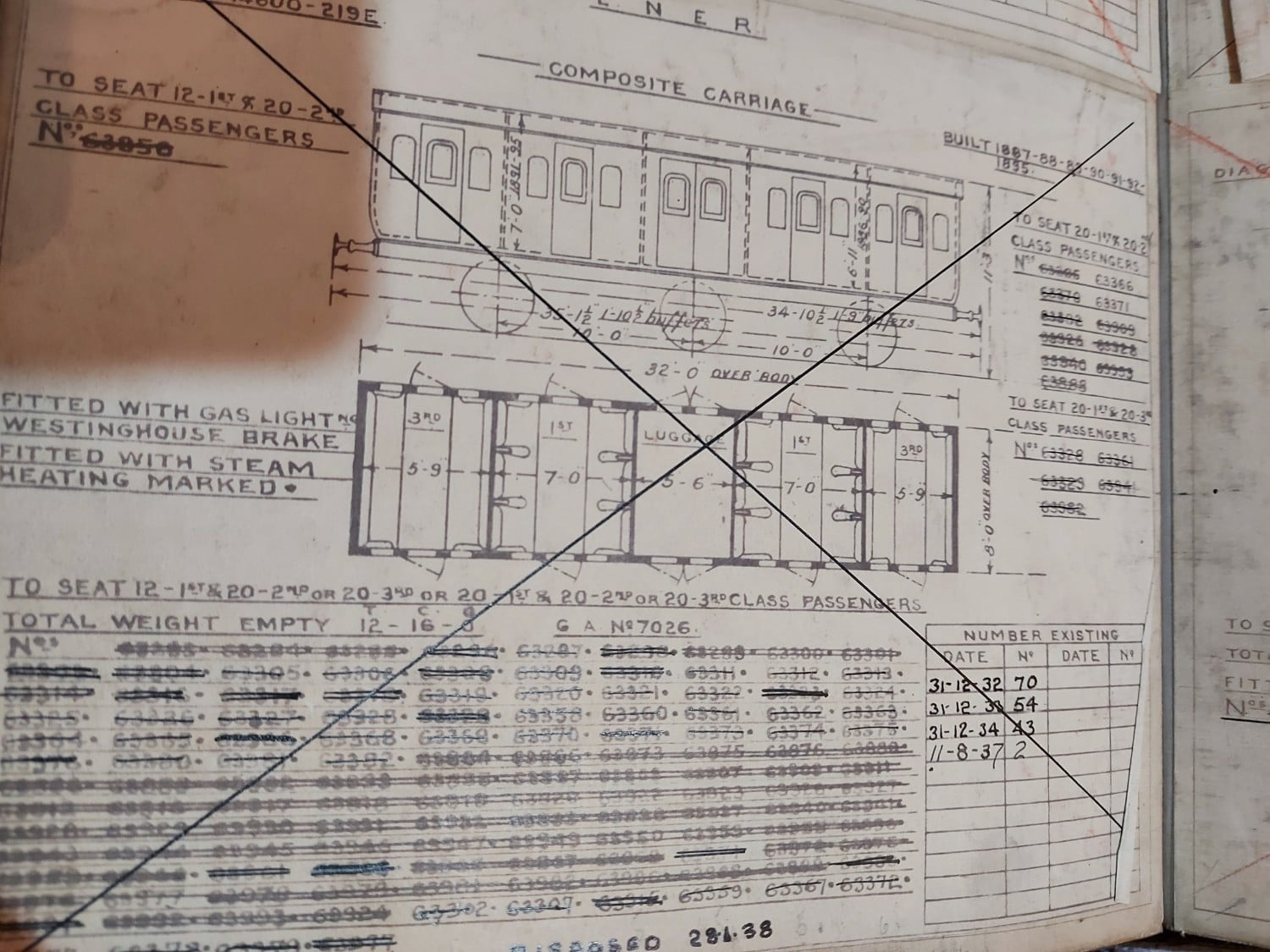 Info on Great Eastern branch train formation in the 4- and 6-wheel ...