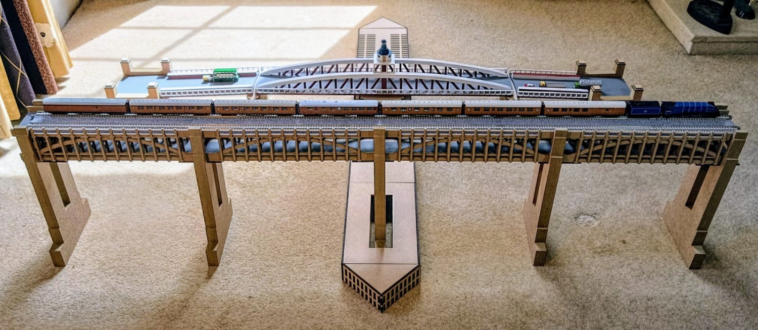 Newcastle: The bridges across the Tyne in N scale - Layout topics - RMweb