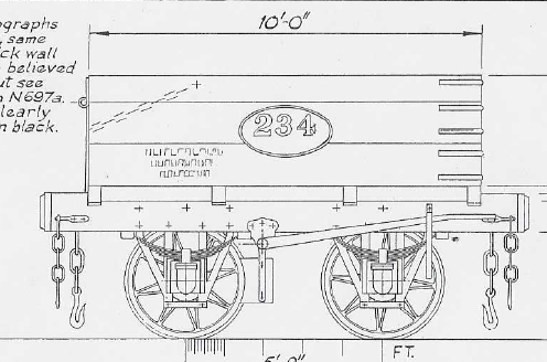 Photo of 'Manchester area coal wagon built c. 1840' drawn in Len ...