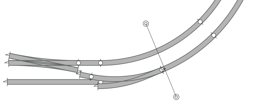 Curved points/turnouts in OO (HO) code 100 - Layout & Track Design - RMweb