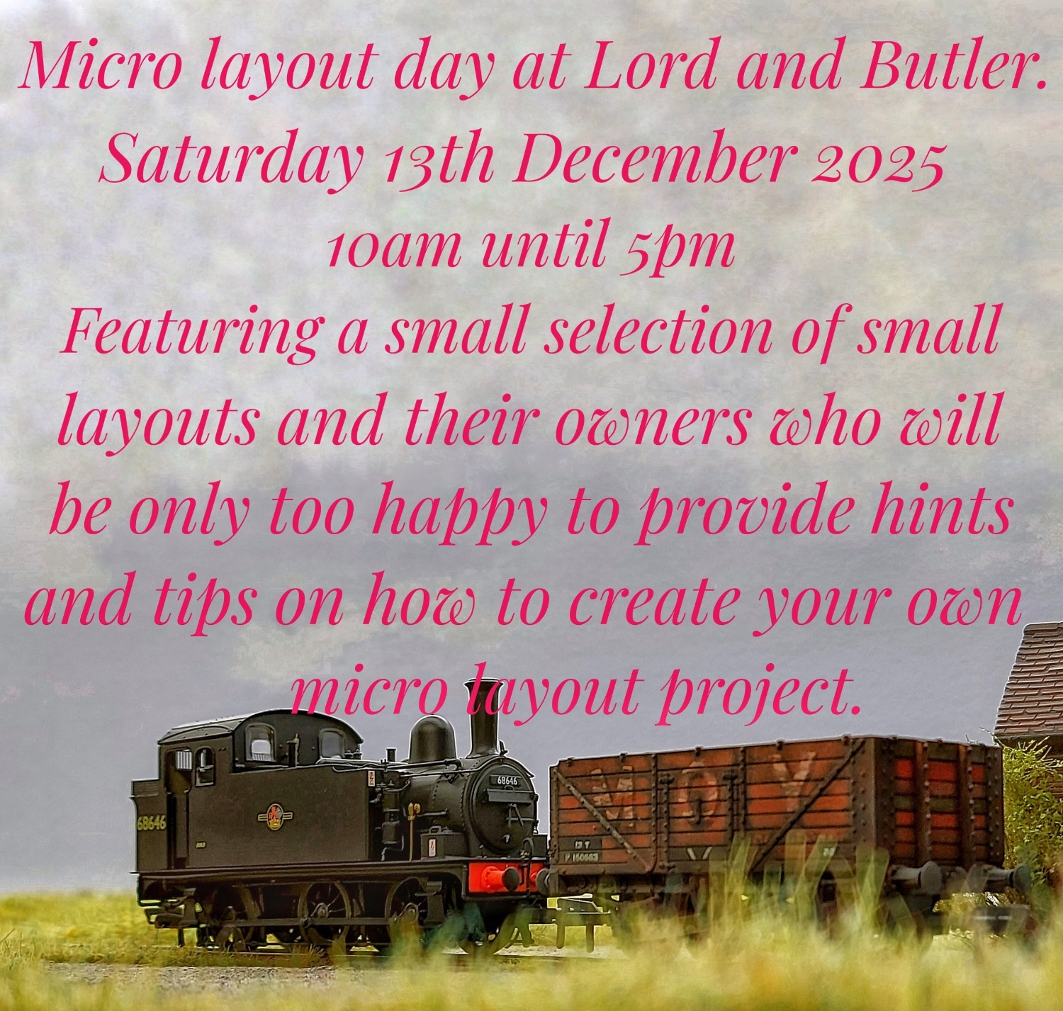 Micro Layout Day Saturday 13th December 2025. - Exhibitions - RMweb