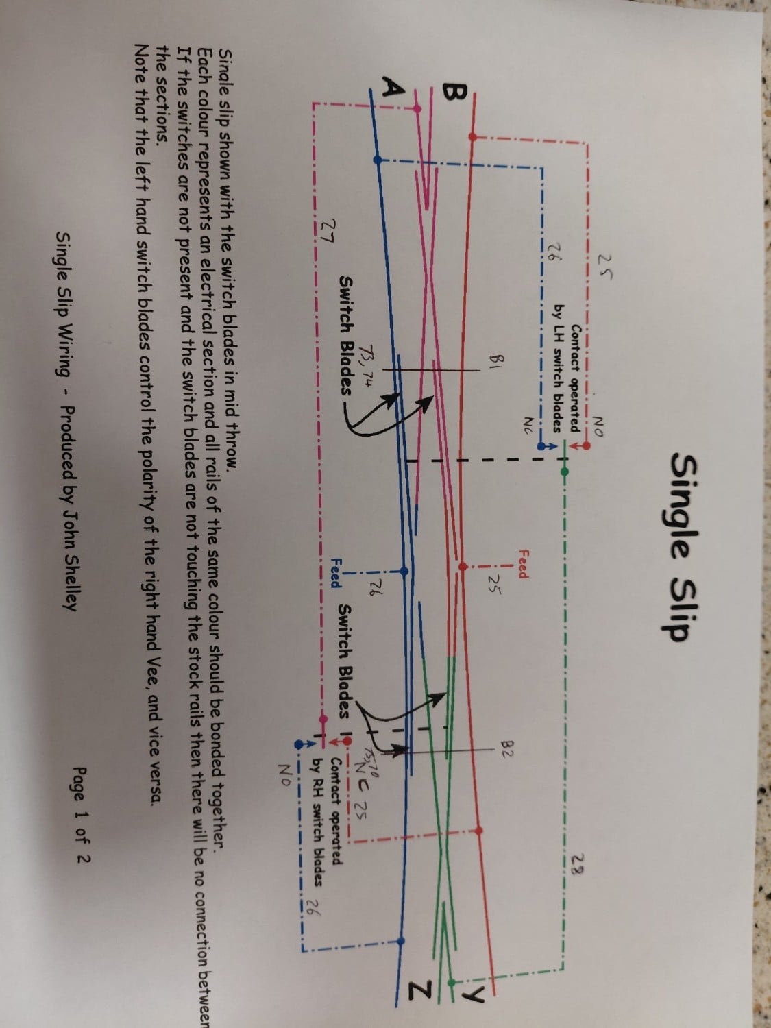 Single Slip wiring - Electrics (non-DCC) - RMweb