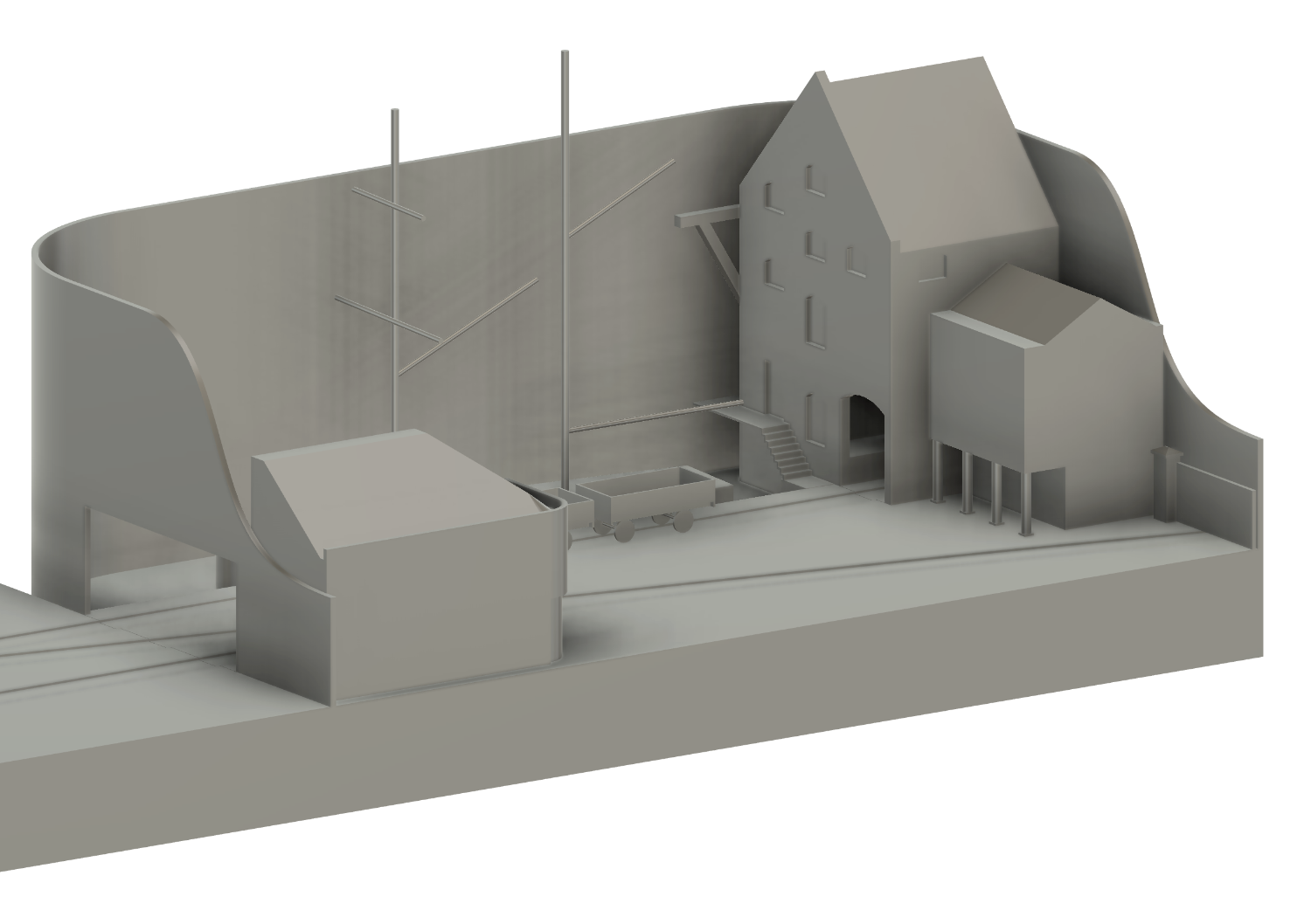 Kingfisher Quay - minimum space Scale7 layout - Layout topics - RMweb