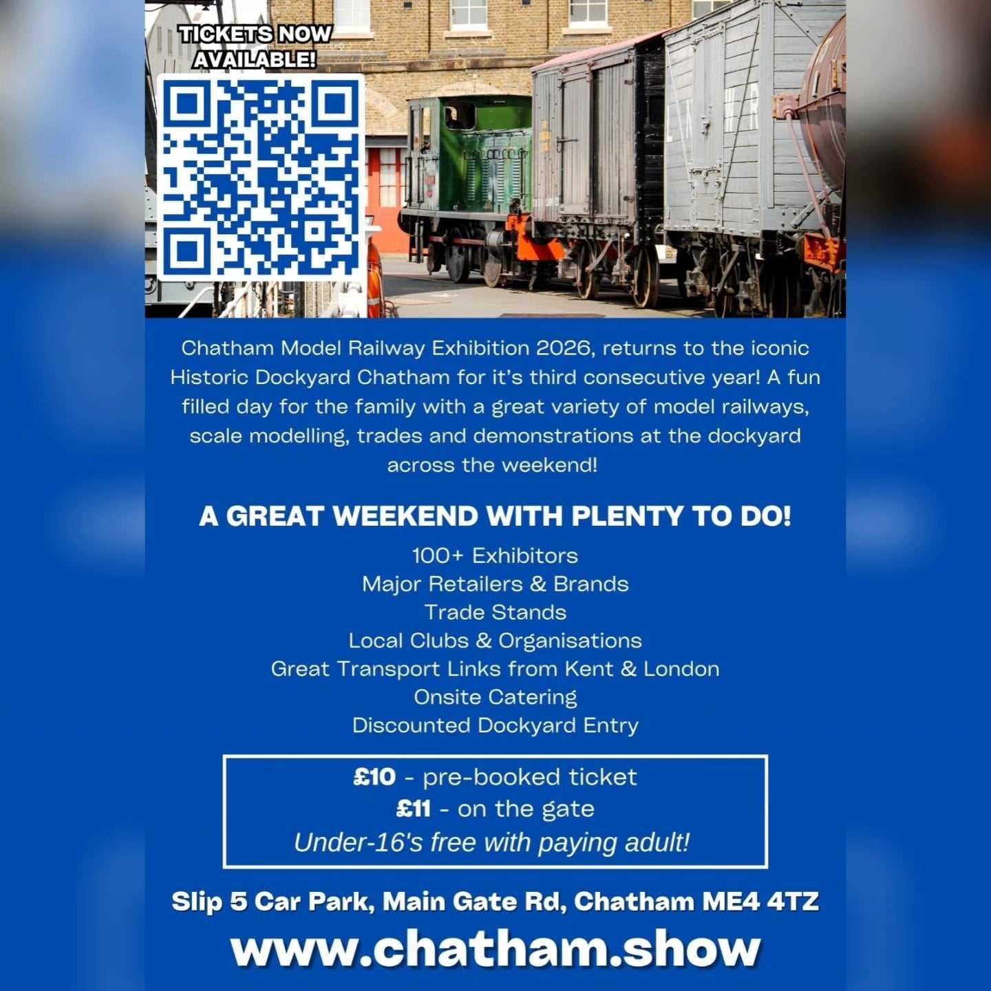 Chatham Show 2026 18/19th July - Exhibitions - RMweb