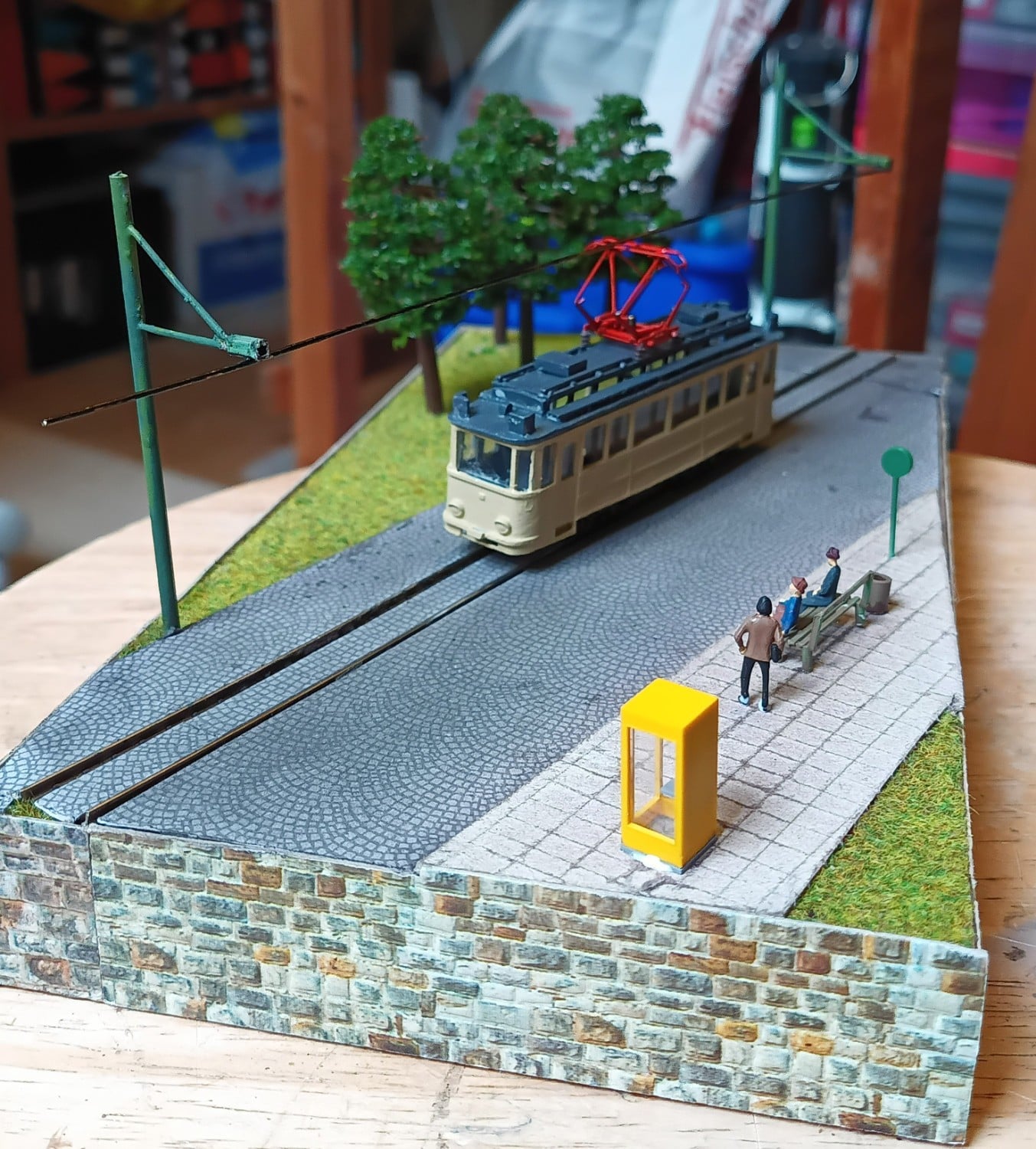 Haltestelle - Tram Stop - Boxfiles, Micro layouts & Dioramas - RMweb