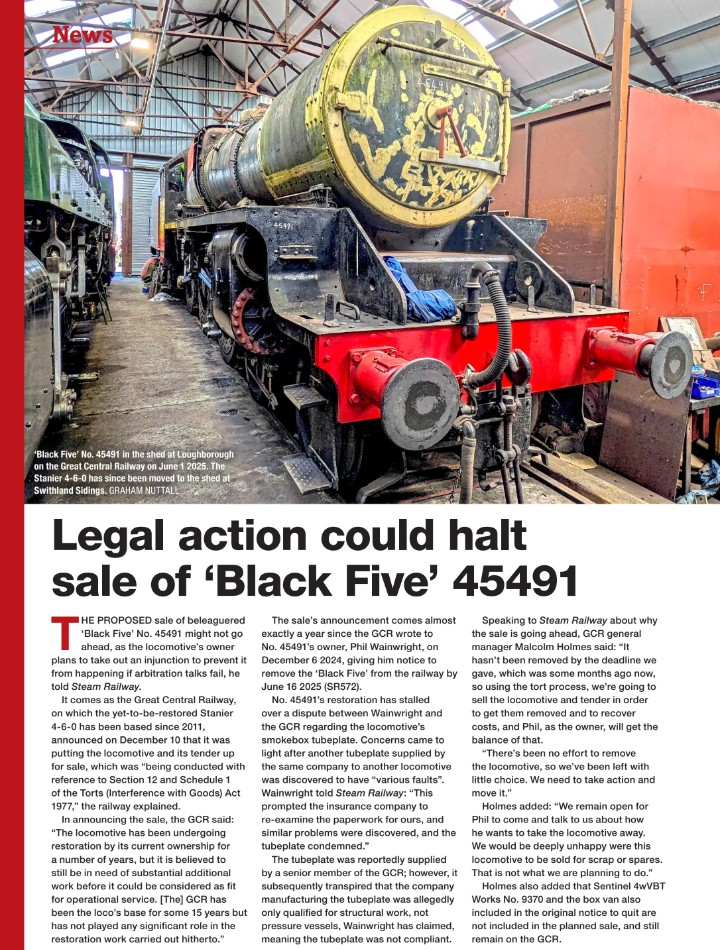 Possible threat of scrapping of 45491 - Page 3 - Preservation - RMweb