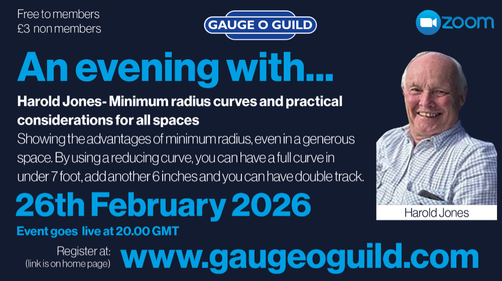 Gauge O Guild An Evening With... Harold Jones - Talking About Minimum ...