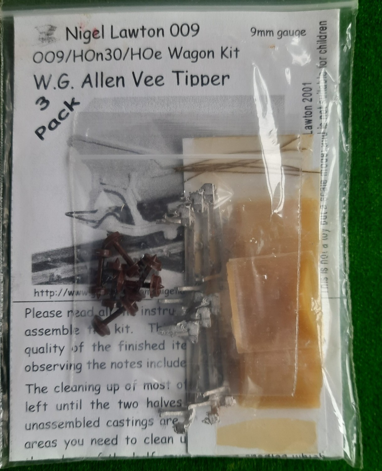 SOLD 009 W.G Allen Vee Tipper 3 pack - Marketplace: only Gold & Premium ...